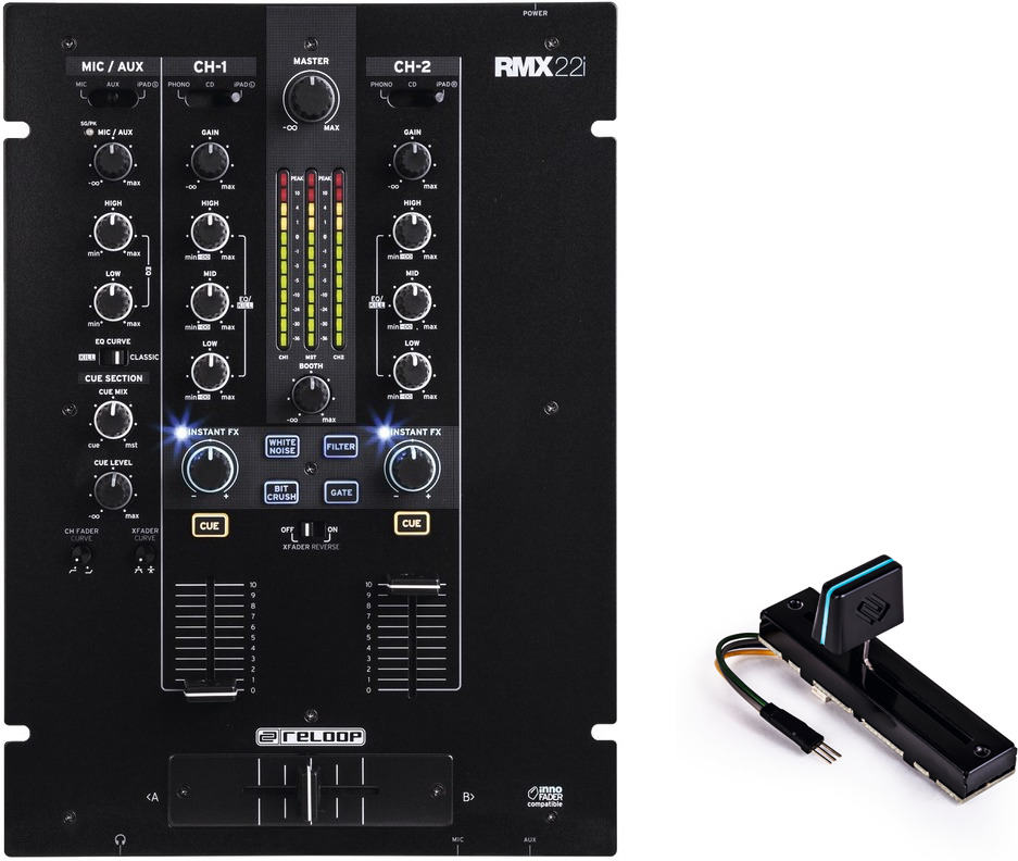 Reloop RMX-22i + Reloop DJ RMX Innofader - DJMania