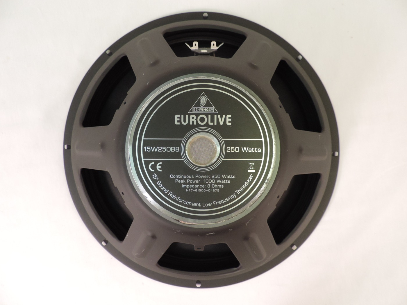 Repuesto de Woofer 15" - 15W250B8 15W1000B8 - Behringer B215XL VP1520 ...