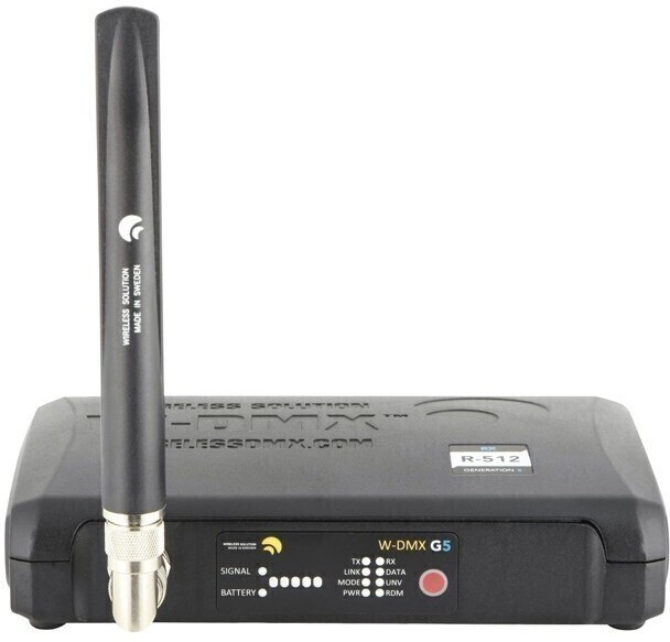 Showtec Wireless Solutions W-DMX BlackBox R-512 G5 Receiver 2,4/5,8 GHz - DJMania