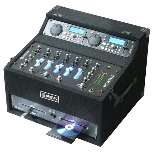 Skytec STK-350 Reproductor CD/USB/SD/MP3 + Mixer - DJMania
