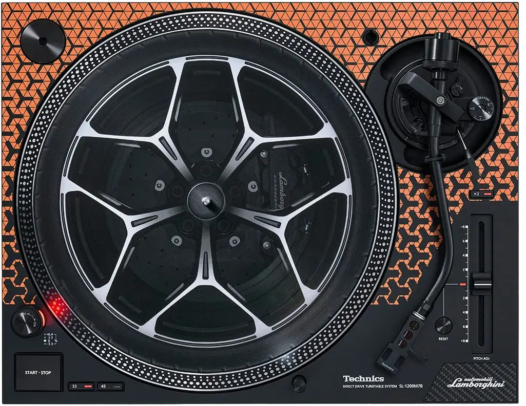 Technics SL-1200 M7B - Lamborghini Limited Edition Orange - DJMania