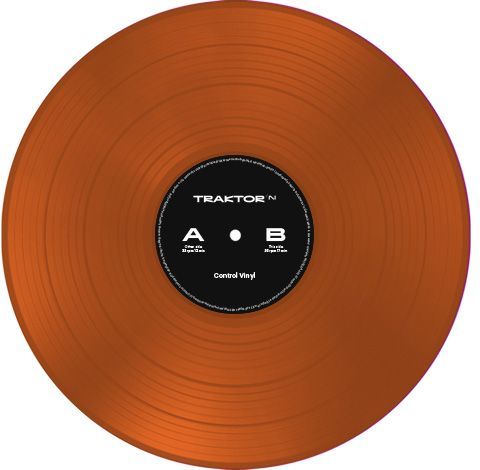 Traktor Control Vinyl Orange Transparent - DJMania