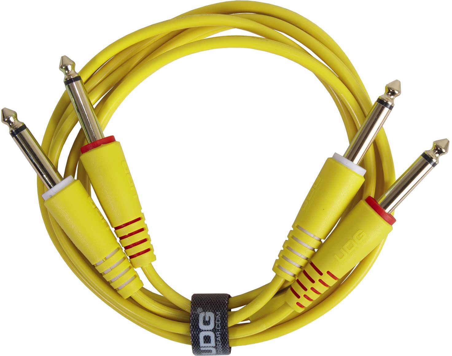 UDG Ultimate Audio Cable Set 6,3 Jack - 6,3 Jack Yellow Straight - DJMania