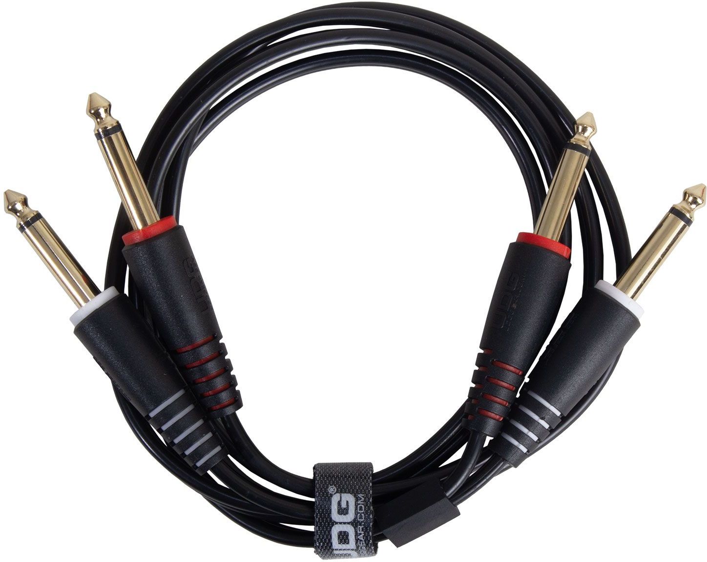 UDG Ultimate Audio Cable Set 6,3 Jack - 6,3 Jack Black Straight - DJMania