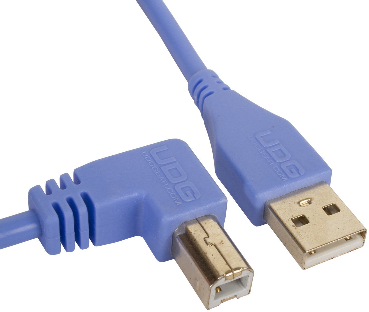 UDG Ultimate Cable USB 2.0 A-B - Azul - Acodado 2 metros - DJMania