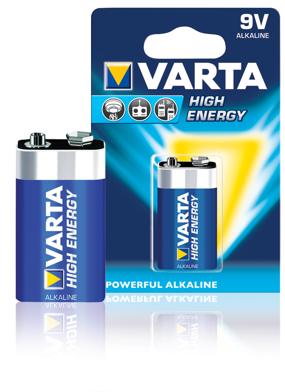 Varta Pilas alcalinas LR22 9 V High Energy en blíster de 1 pc - DJMania