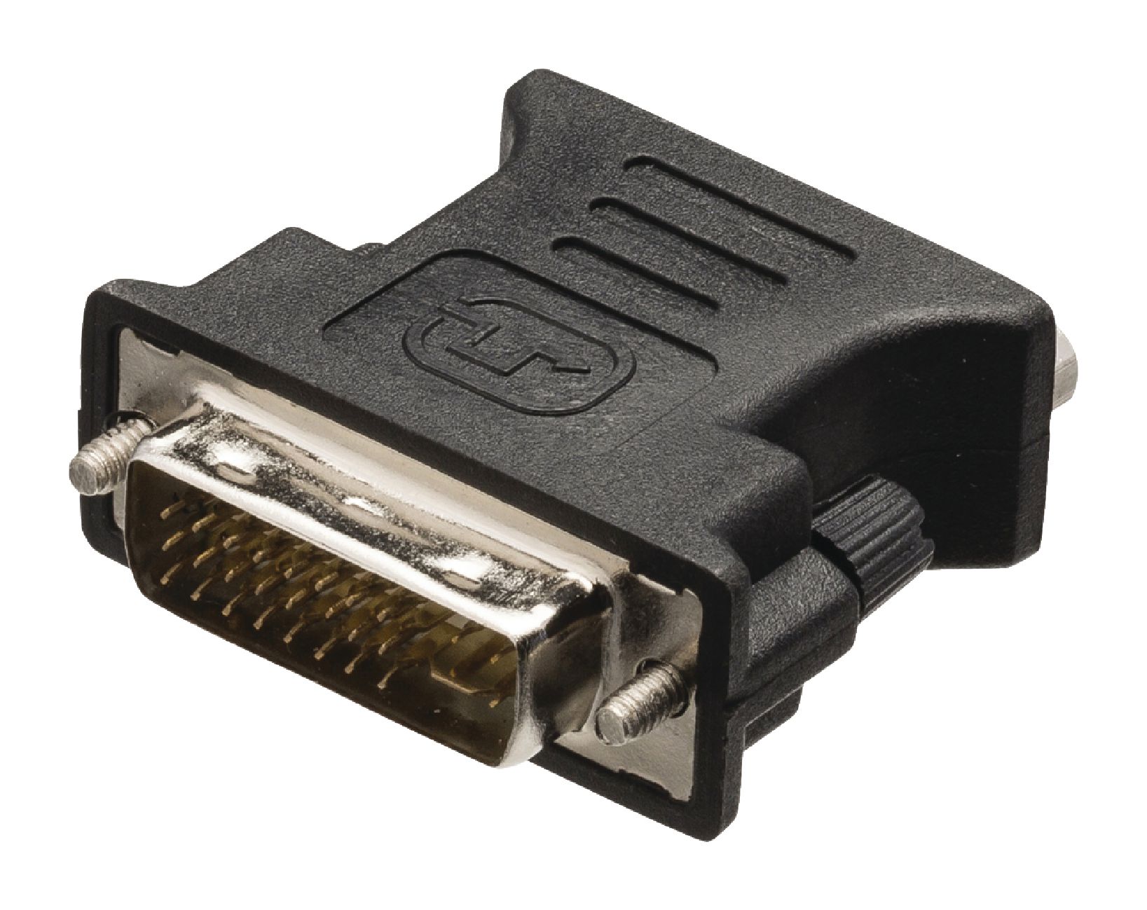 Adaptador DVI, DVI-I 24 + 5-pines macho - VGA hembra negro - DJMania