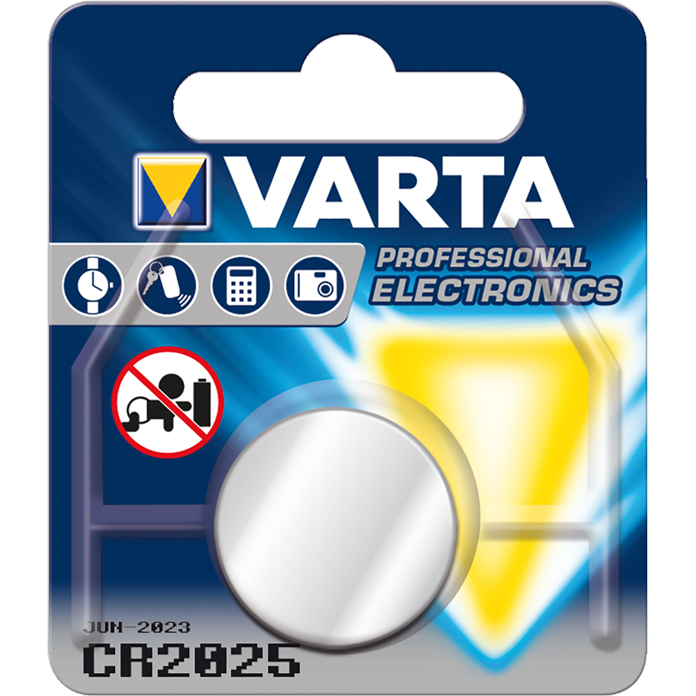 VARTA 2025 - Batería 3 V tipo CR 2025 - DJMania