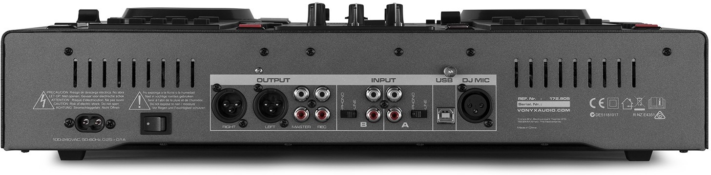 Vonyx CDJ450 Doble reproductor mezclador sobremesa CD/MP3/USB con ...