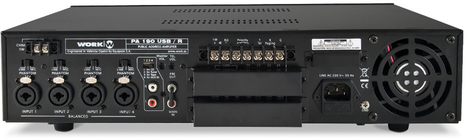Work PA 190 USB/R - DJMania