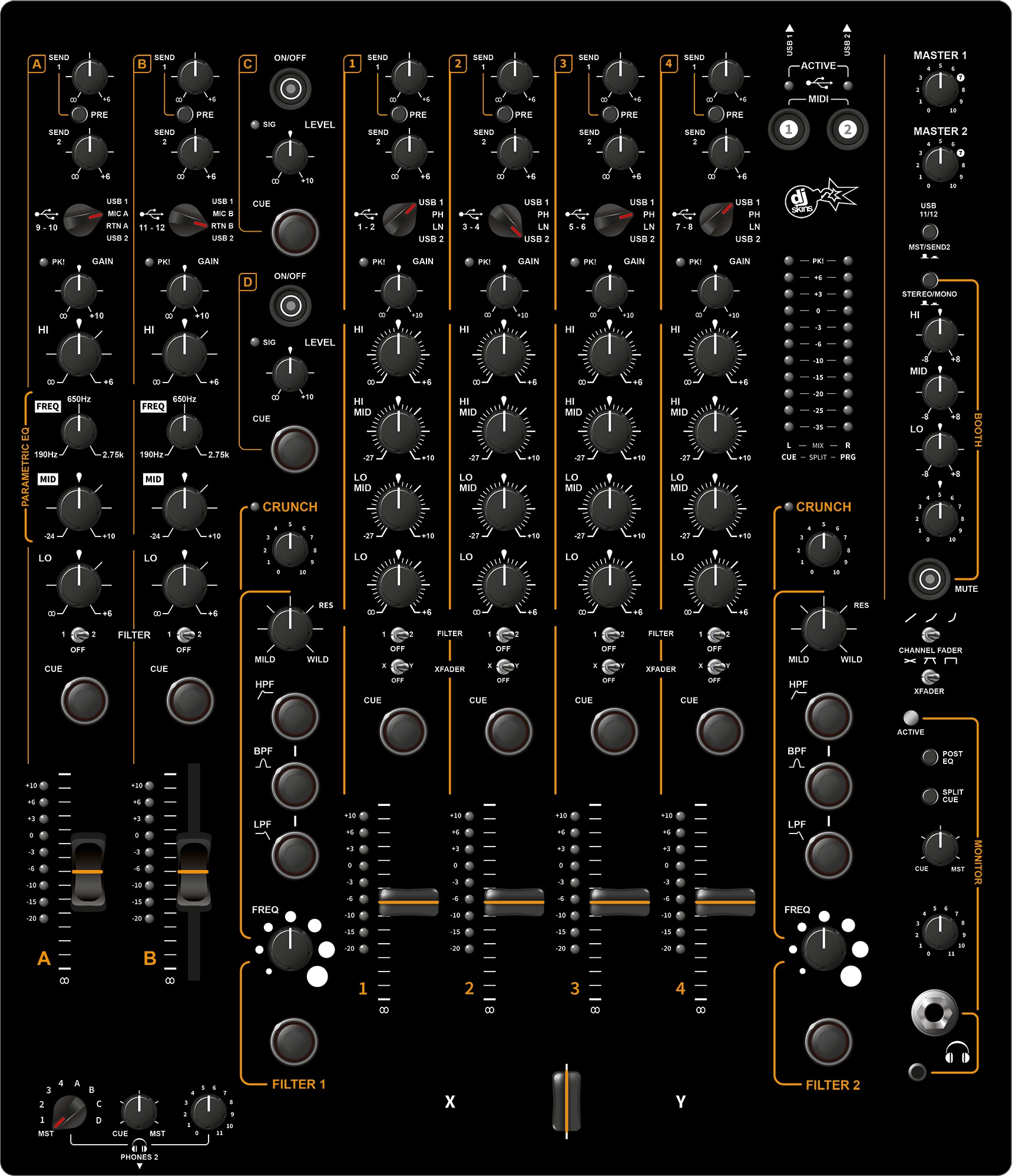 Xone:96 Skin Black aka Original - DJMania