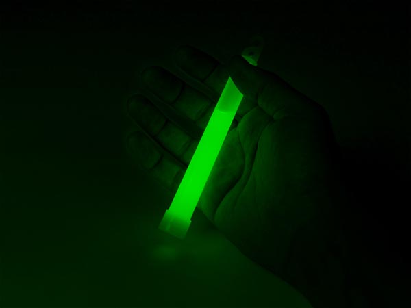 Barrita luminiscente - 15 cm - Ø 15 mm - color Verde - DJMania