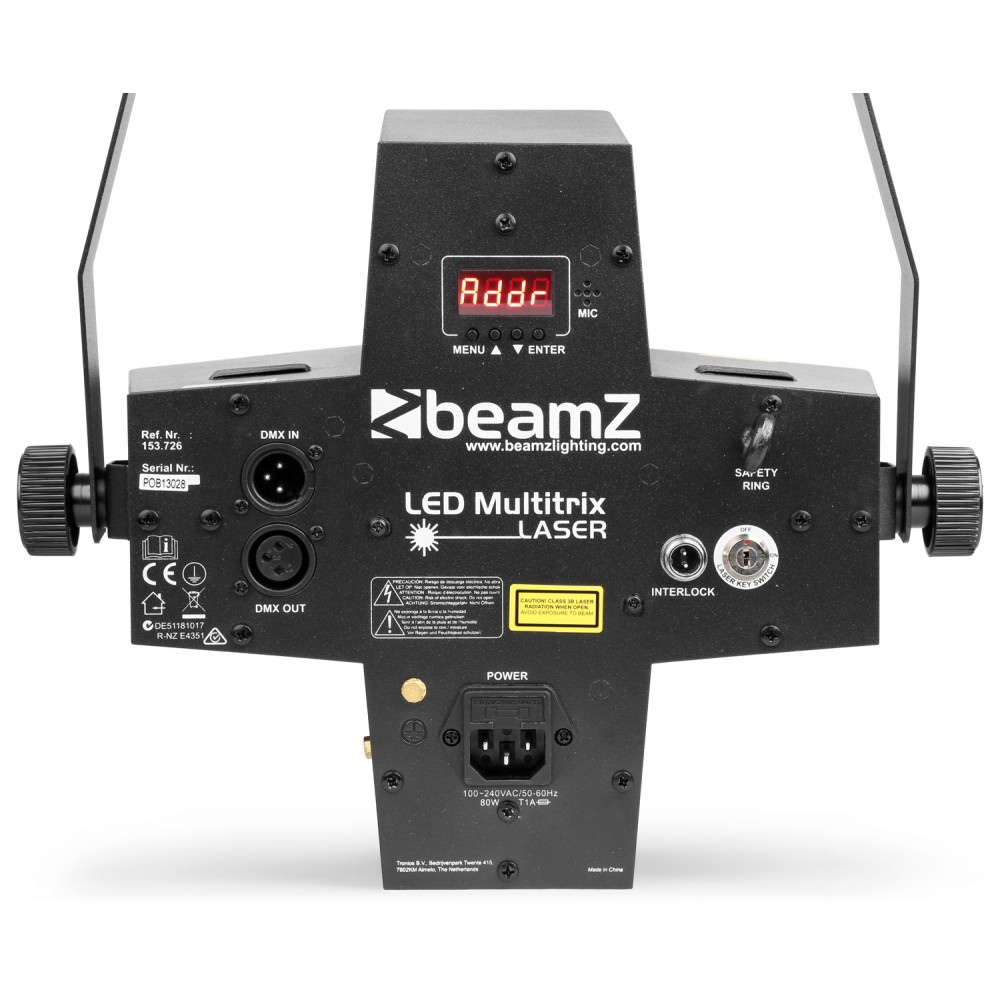 BeamZ Multitrix LED con laser y strobo - DJMania