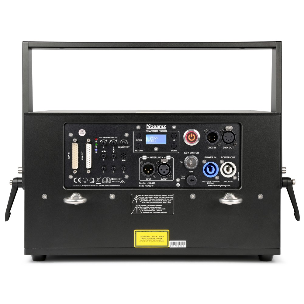 BeamZ Phantom 9000 Pure Diode Laser RGB Analogico - DJMania