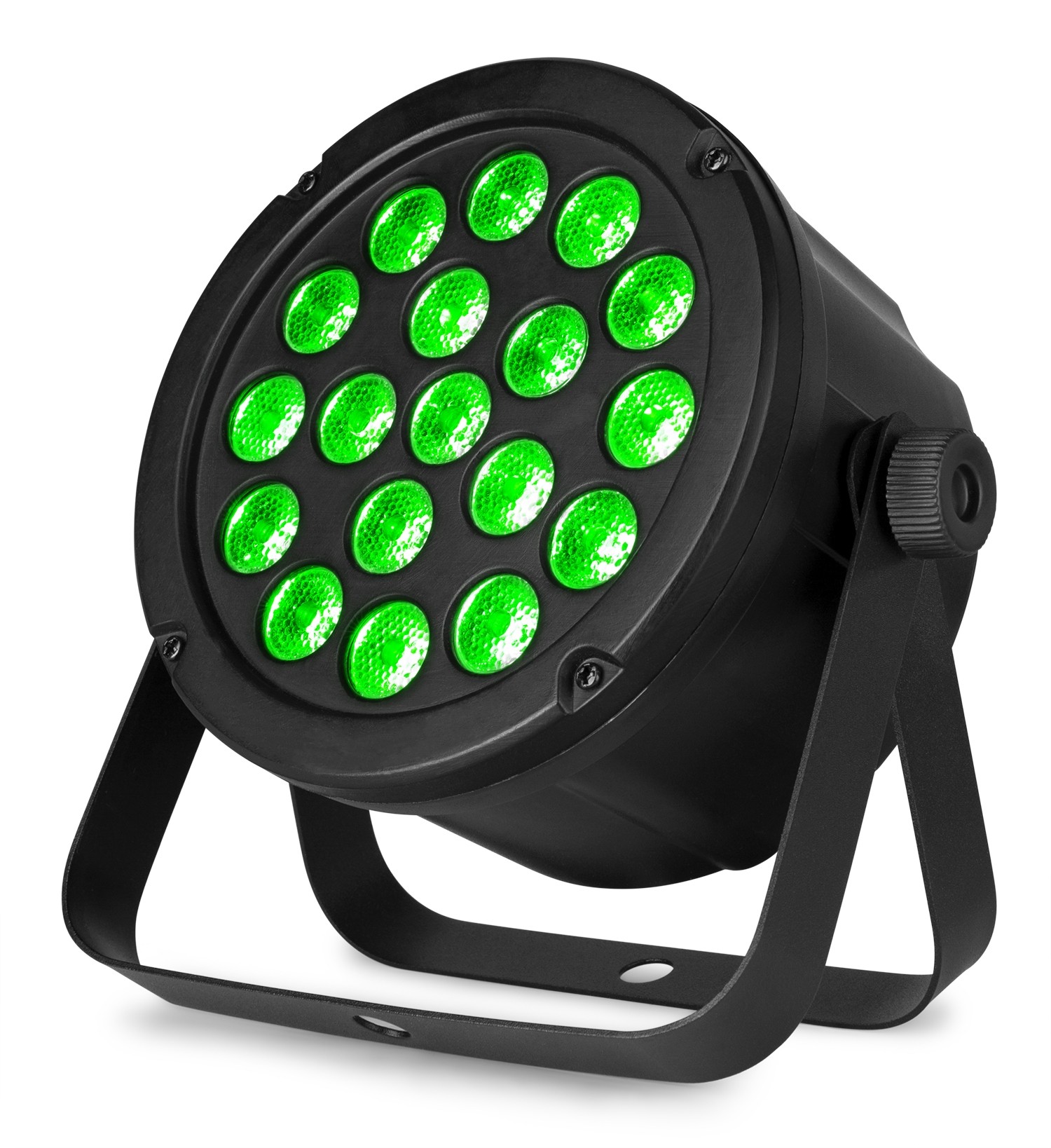 Beamz SlimPAR45 18x 3W 3 en 1 RGB LEDs DMX - DJMania