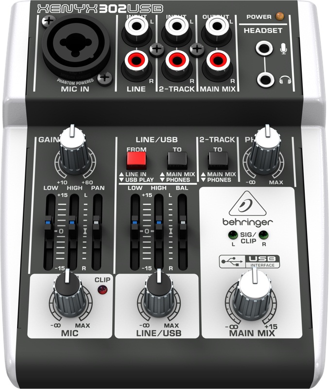 Behringer Xenyx 302 USB - DJMania