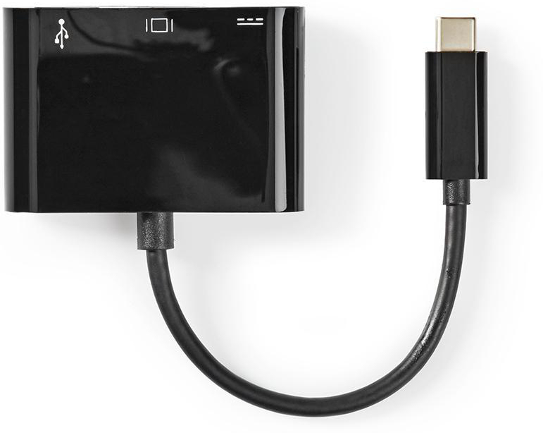 Cable Adaptador USB-C™ - USB-C™ Macho - Salida A Hembra + USB-C™ Hembra ...