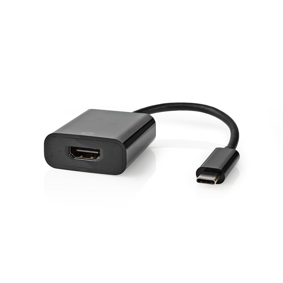 Cable Adaptador USB-C™ - USB-C™ Macho - Salida HDMI™ - 0,2 m - Negro ...