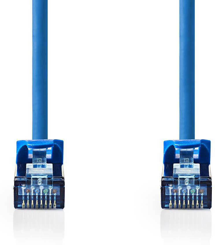 Cable de Red CAT6a SF/UTP - RJ45 Macho - RJ45 Macho - 0,5 m - Azul ...