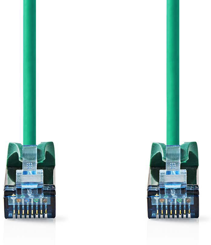 Cable de Red CAT6a SF/UTP - RJ45 Macho - RJ45 Macho - 0,5 m - Verde ...
