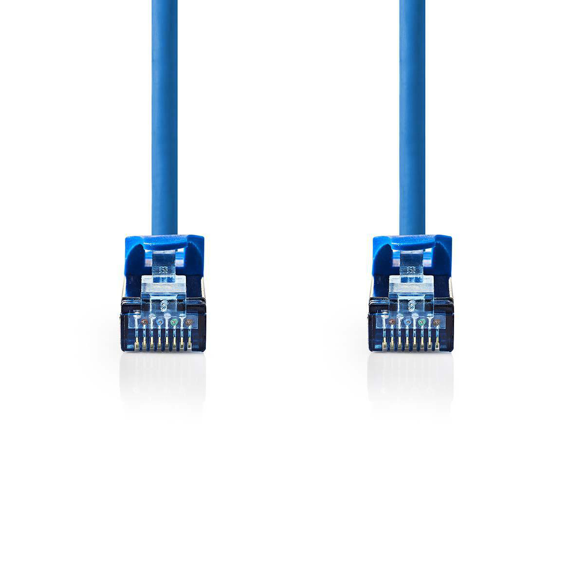 Cable de Red CAT6a SF/UTP - RJ45 Macho - RJ45 Macho - 10 m - Azul ...