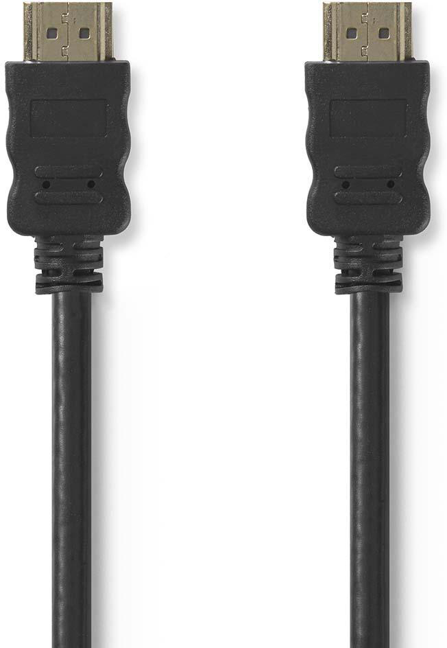 Cable HDMI de Alta Velocidad con Ethernet - Conector HDMI - Conector HDMI - 2,0 m - Negro - DJMania