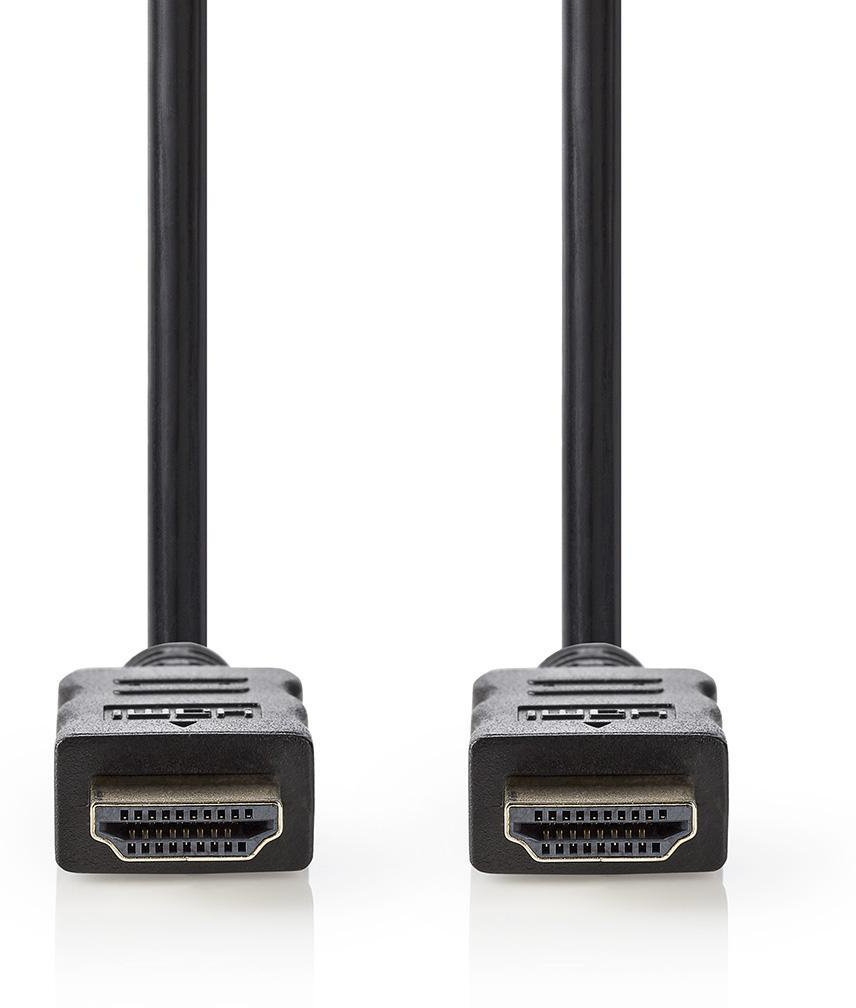 Cable HDMI de Alta Velocidad con Ethernet - Conector HDMI - Conector HDMI - 2,0 m - Negro - DJMania