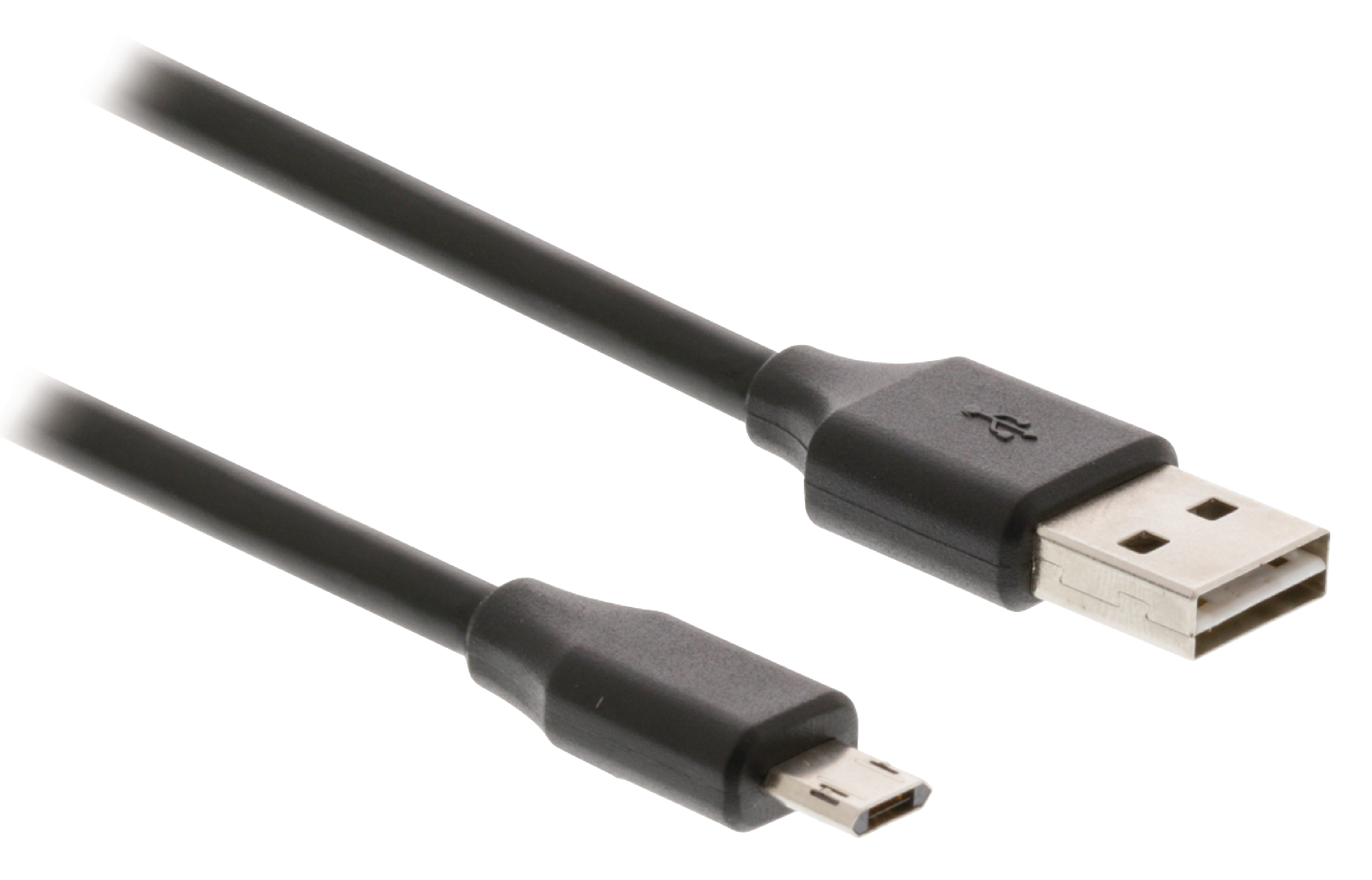 Cable USB 2.0: USB A macho - Micro USB B macho de 1,00 m en color negro ... Cable USB 2.0: USB A macho - Micro USB B macho de 1,00 m en color negro ...