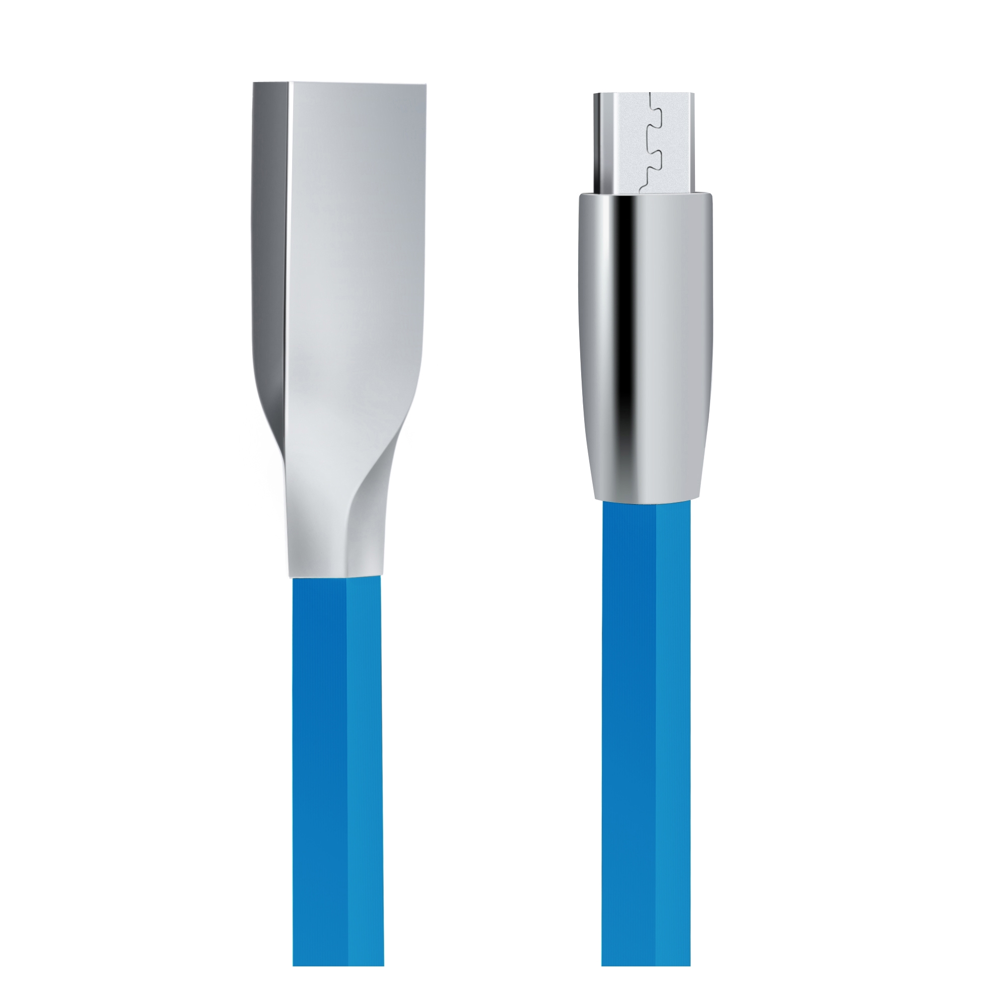 Cable USB TWIST Azul Micro USB (carga y datos) 2A 1m muvit life - DJMania