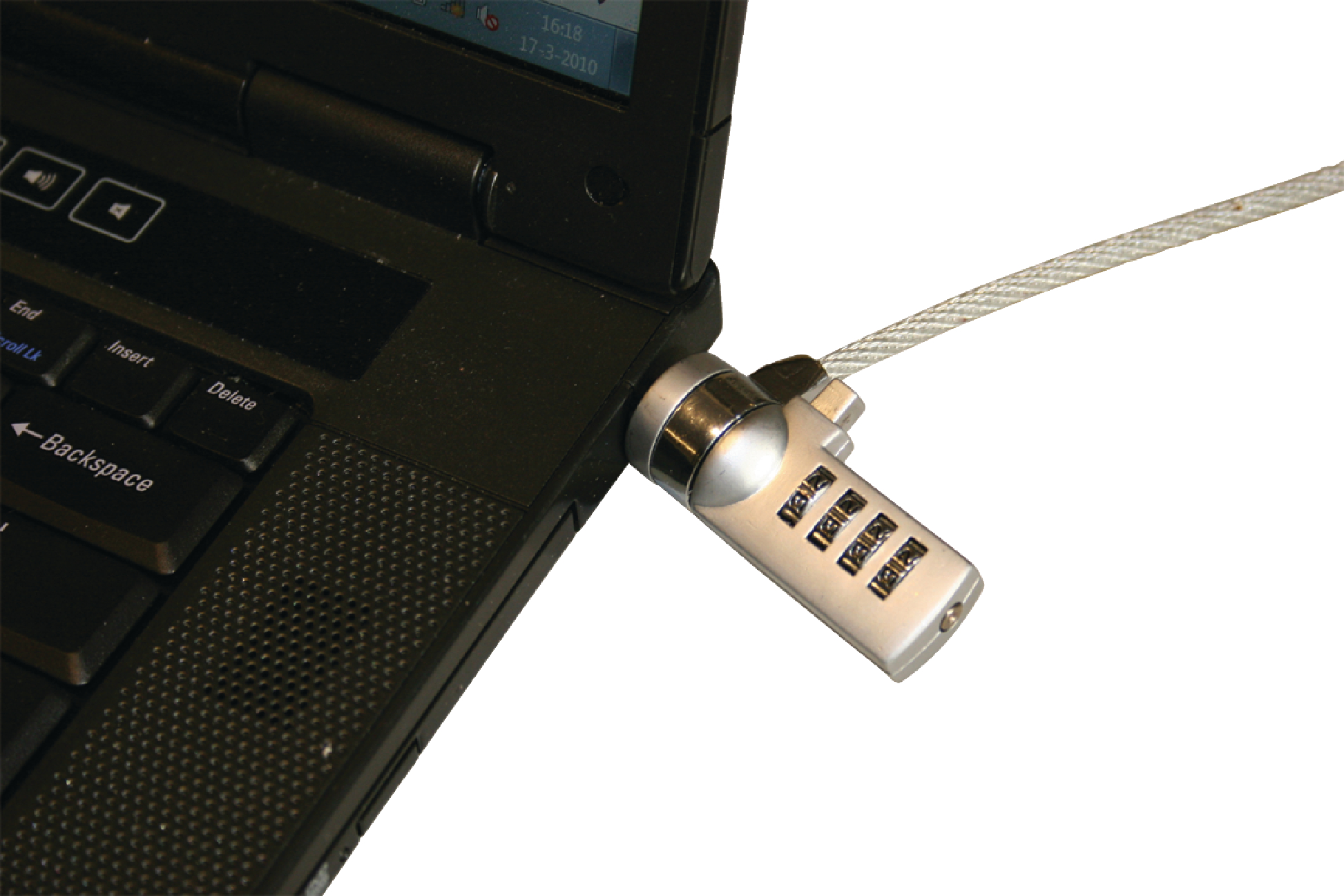 Candado universal por combinación para PC portátil de 1.80 m - König ...