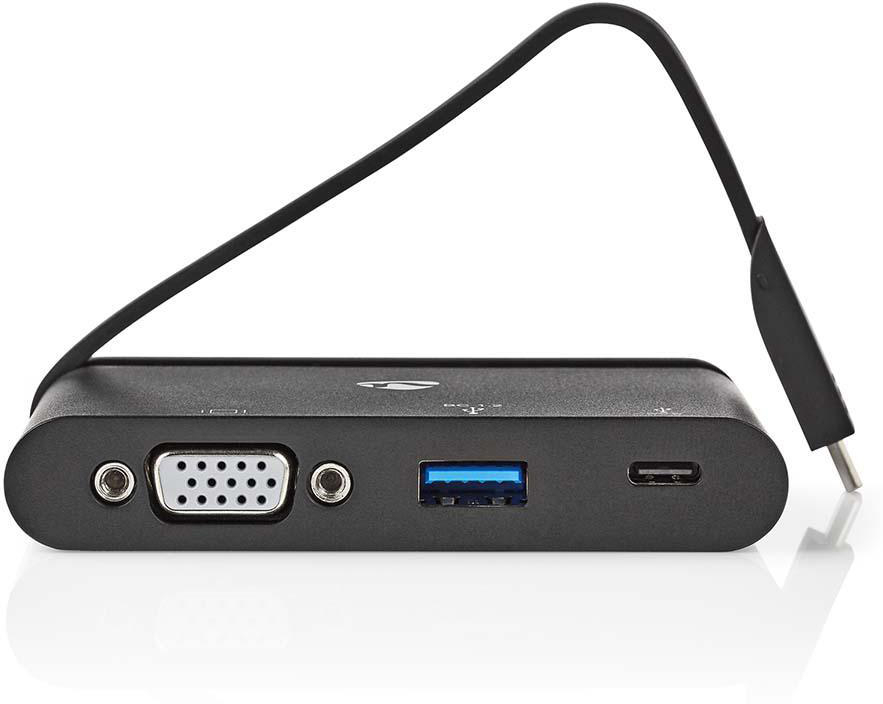 Concentrador para Ordenador - USB Type-C - USB-C/USB 3.0/VGA - Power ...