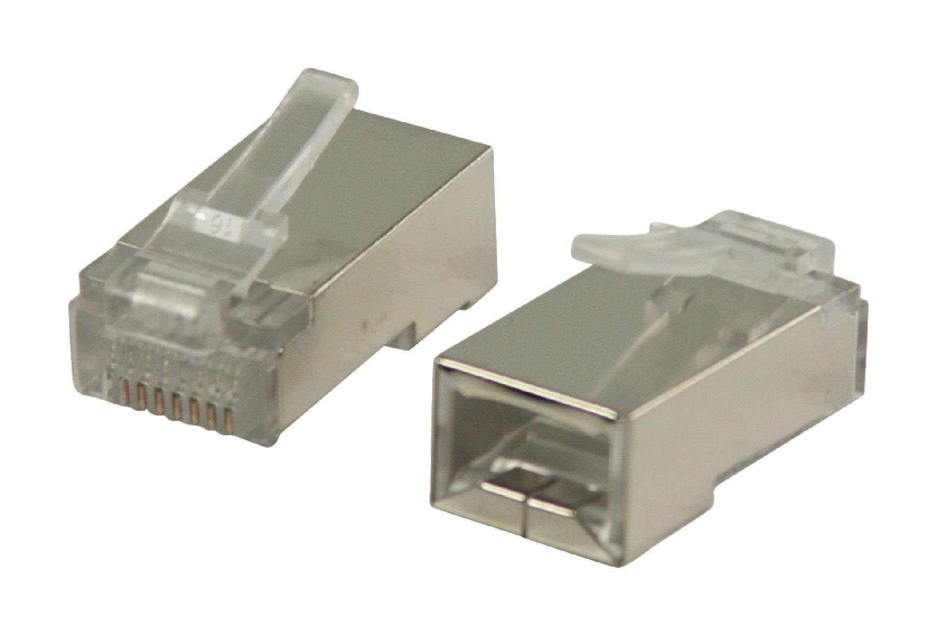 Conector RJ45 para cables STP CAT5 sólidos 10 uds - Valueline ...