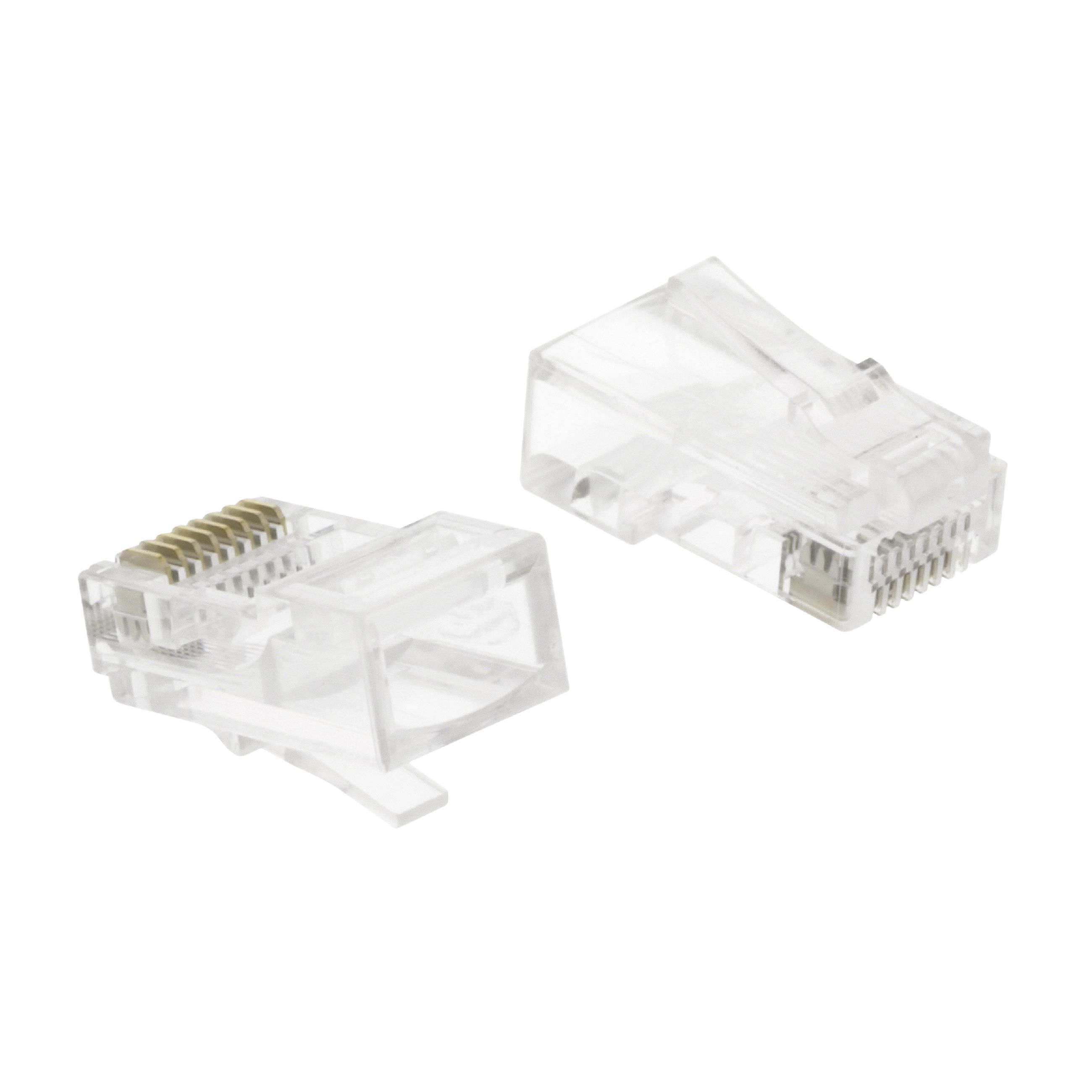 Conectores RJ45 de uso fácil para cables UTP CAT5 sólidos 10 uds ...