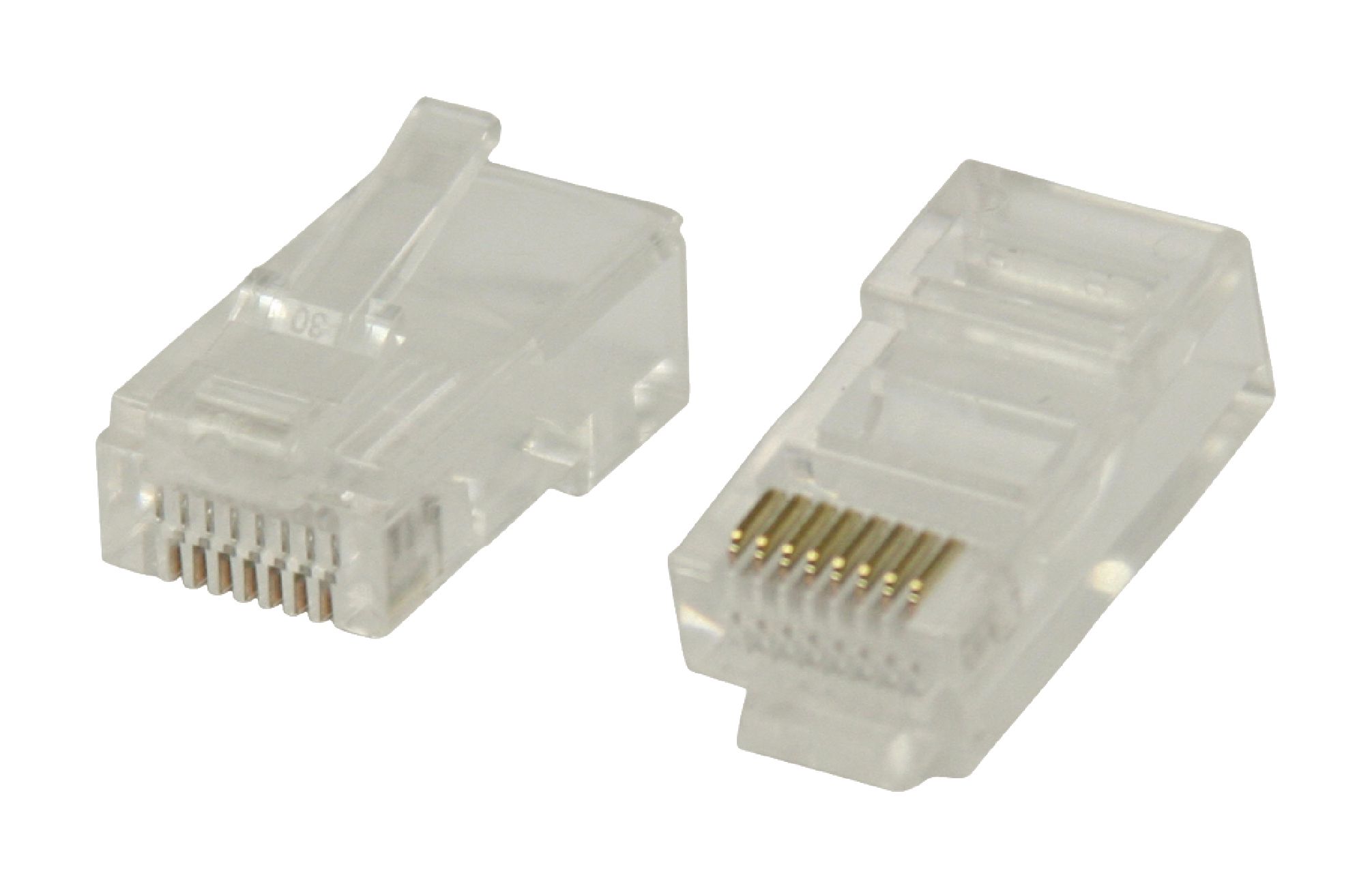 Conectores RJ45 para cables UTP CAT 5 sólidos 10 uds - Valueline ...