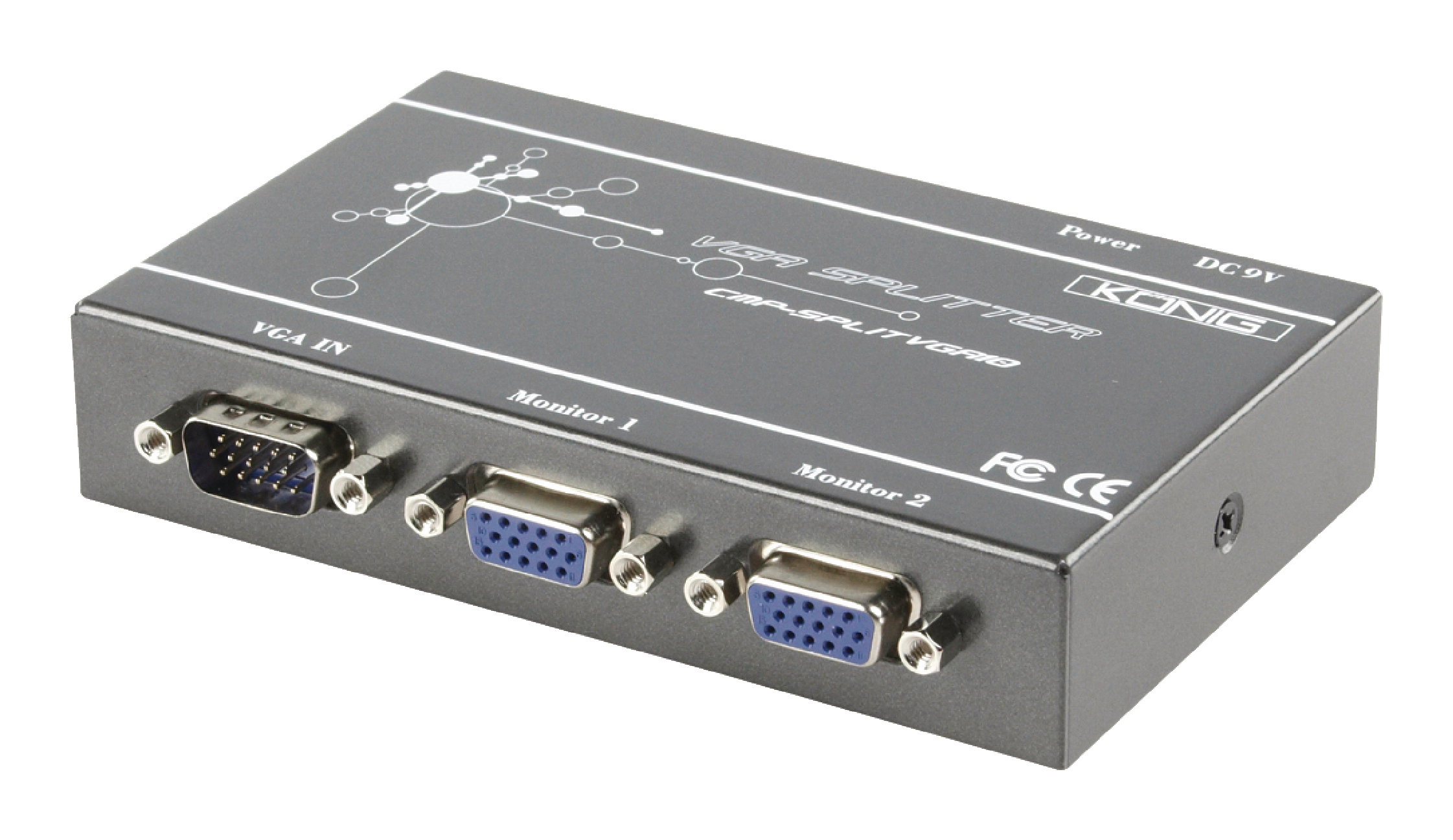 Divisor VGA profesional de 2 puertos - DJMania