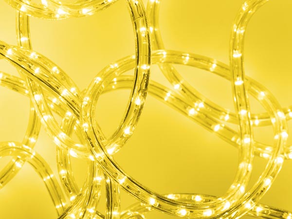 LED ROPE LIGHT - 45 m - YELLOW - DJMania