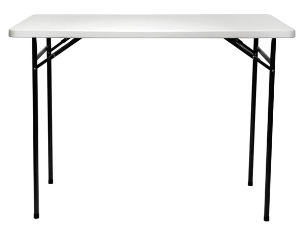 MESA PLEGABLE - MODELO ALTO - RECTANGULAR - 152 x 76 x 110 cm - DJMania