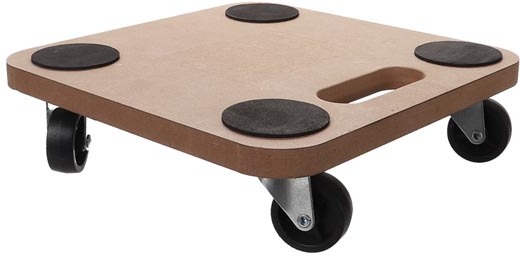 Plataforma con ruedas - 29 x 29 cmm - Carga máx 150 Kg - DJMania