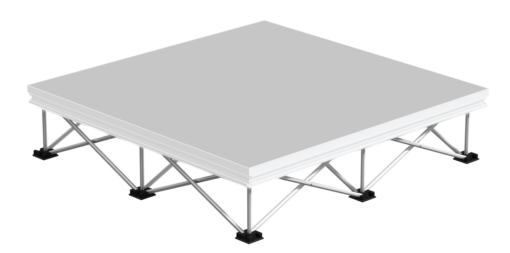 Power Dynamics Spider D750 Deck Riser Legs 100 x 100cm Aluminium 20cm ...