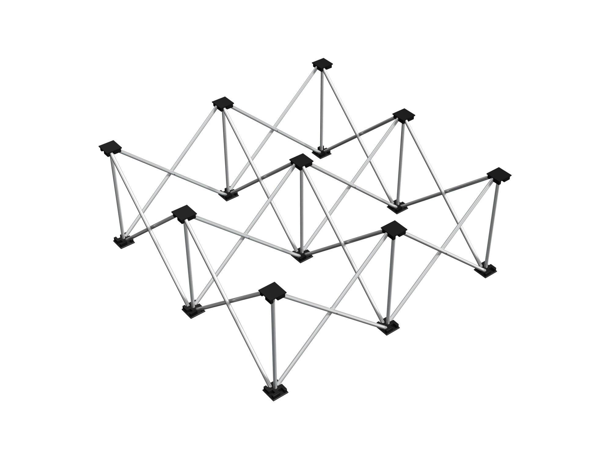 Power Dynamics Spider D750 Deck Riser Legs 100x100cm Aluminium 40cm ...