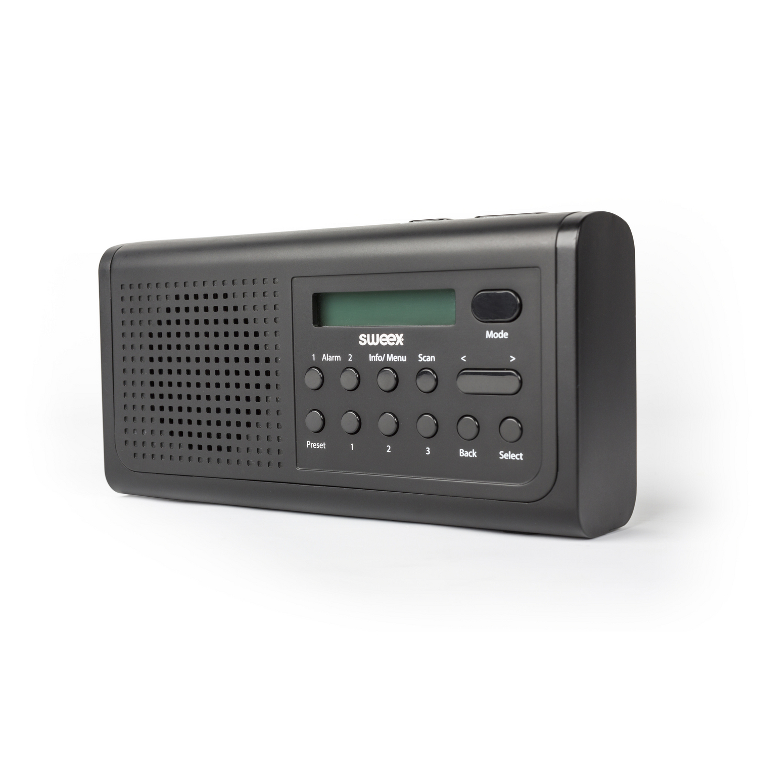 Radio DAB+ Portátil DAB+ / FM en Negro - Sweex SWDABR100BK - DJMania