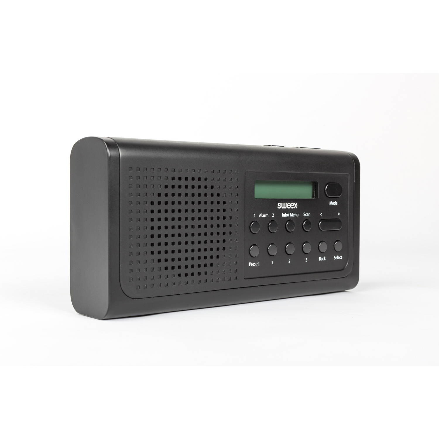 Radio DAB+ Portátil DAB+ / FM en Negro - Sweex SWDABR100BK - DJMania