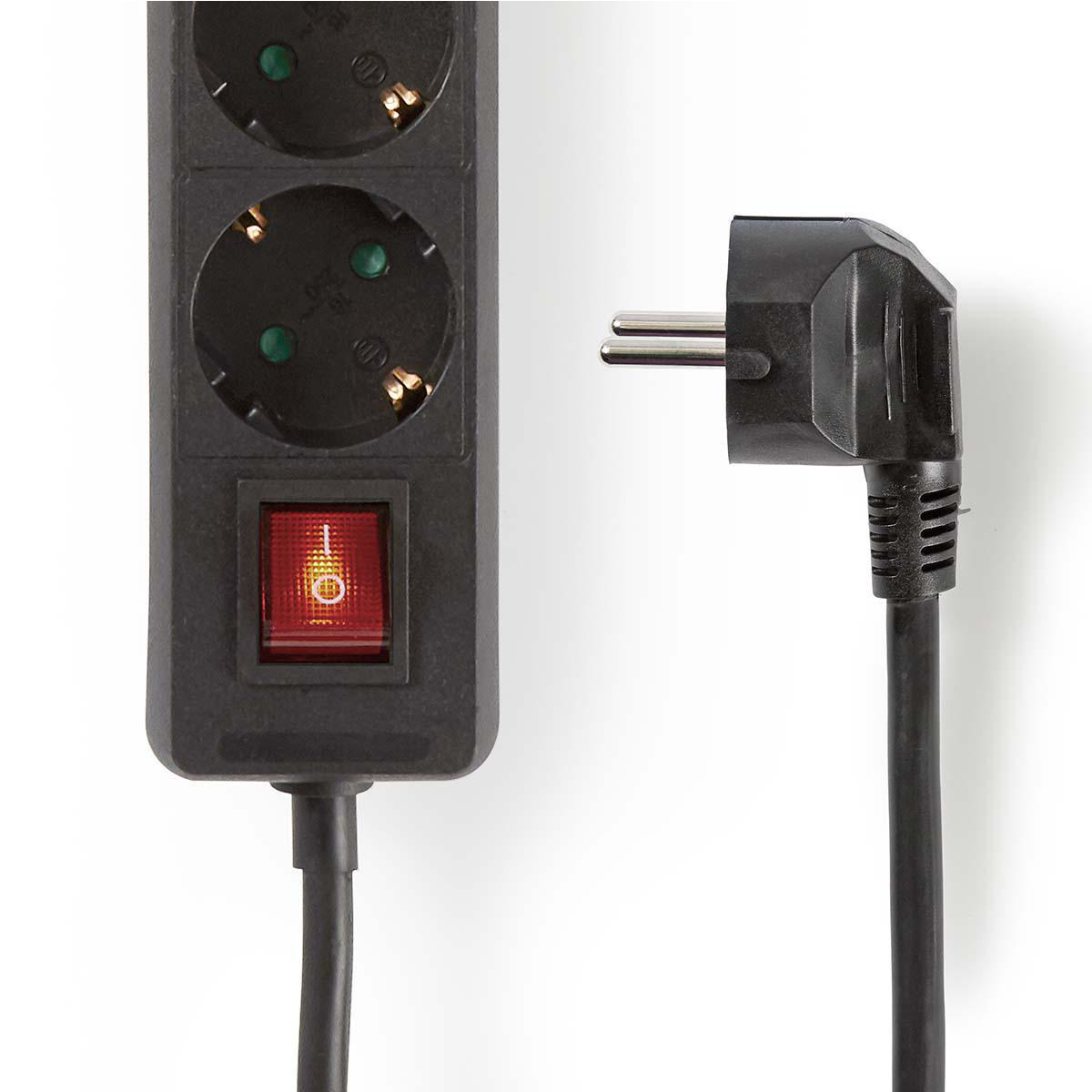 Regleta - Contacto con protección e interruptor de encendido/apagado ...