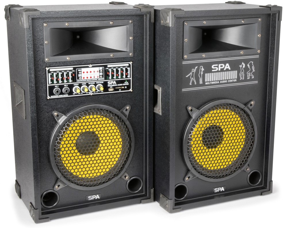 SkyTec SPA1000Y Sistema Altavoces Activo 10" SD/USB/MP3 - DJMania