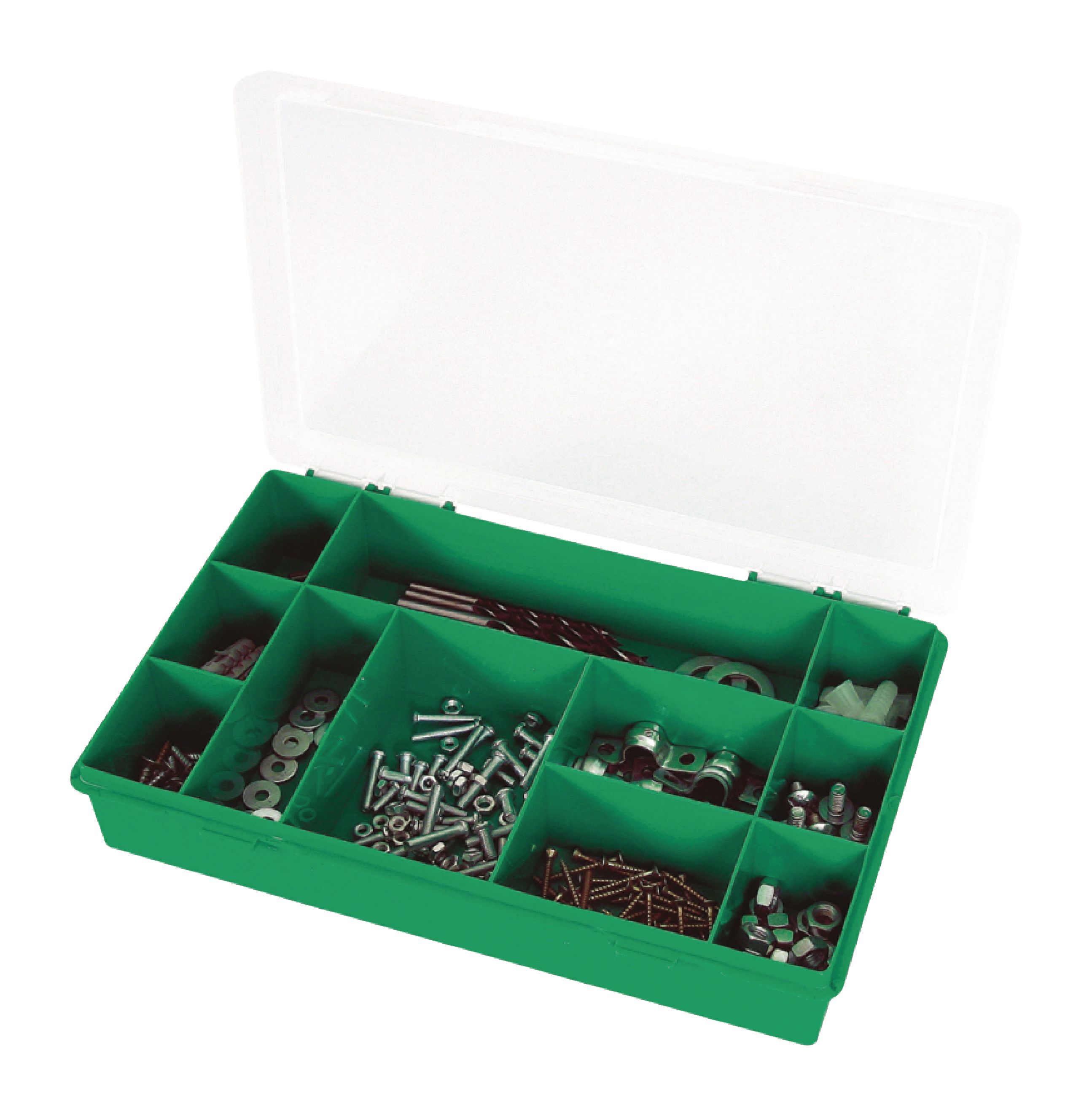 Storage Box 290 x 195 x 54 mm 11 Compartments - Tayg 061103 - DJMania