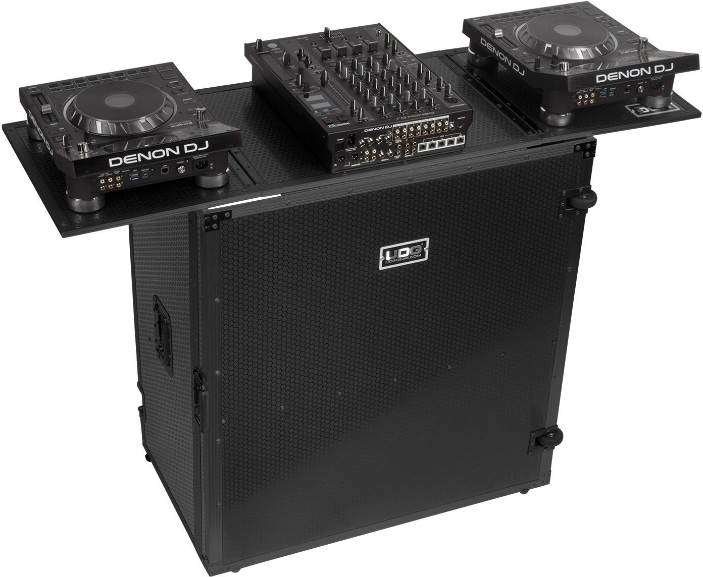 UDG Ultimate Fold Out DJ Table Black Plus - Ruedas - DJMania
