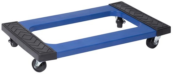 Plataforma con ruedas - plástico - 760 x 460 cm - Carga Máx: 300 Kg ...