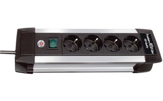 REGLETA DE ENCHUFES ALUMINIO BRENNENSTUHL - Brennenstuhl 1391000014 - DJMania