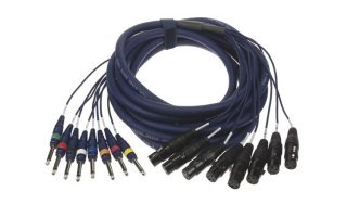 CABLE SPIDER 8 x JACK MONO 6.35mm A 8 x XLR MACHO - AVW156M - DJMania